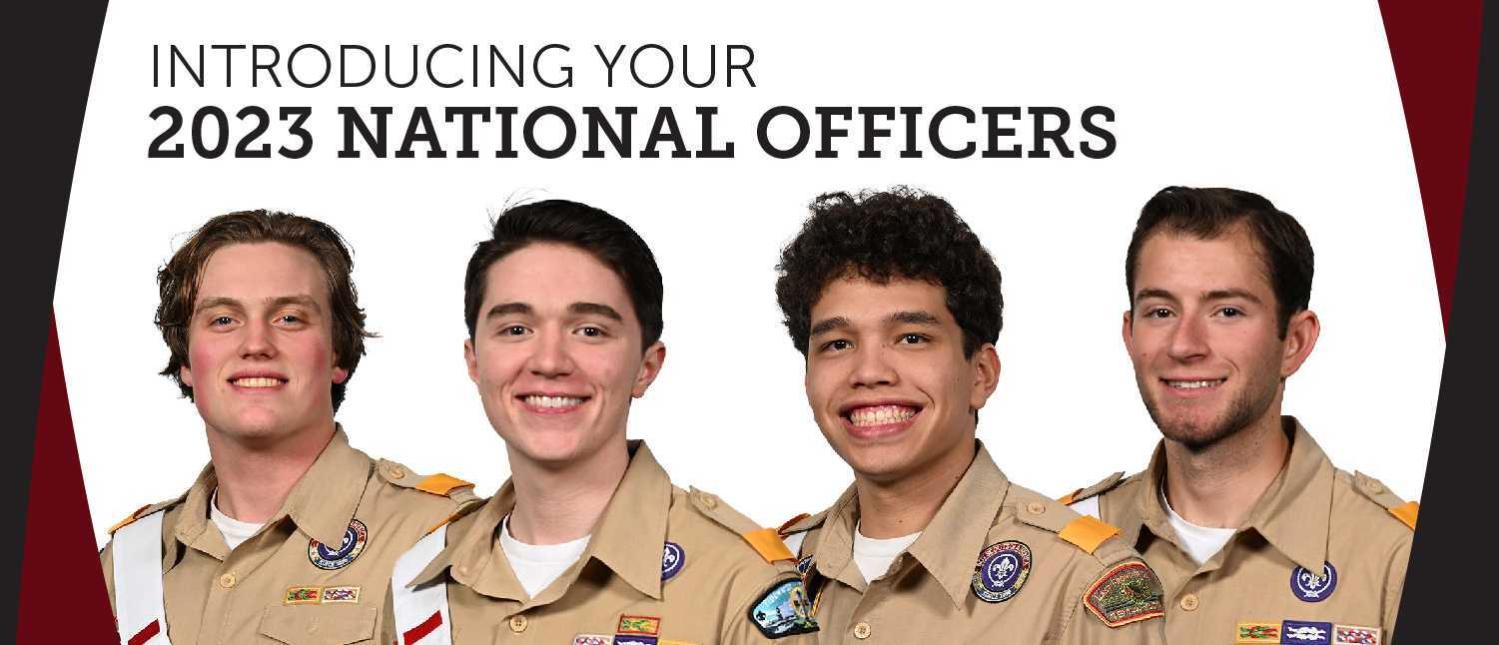 Meet Your 2023 National Officers | Order of the Arrow, Scouting America