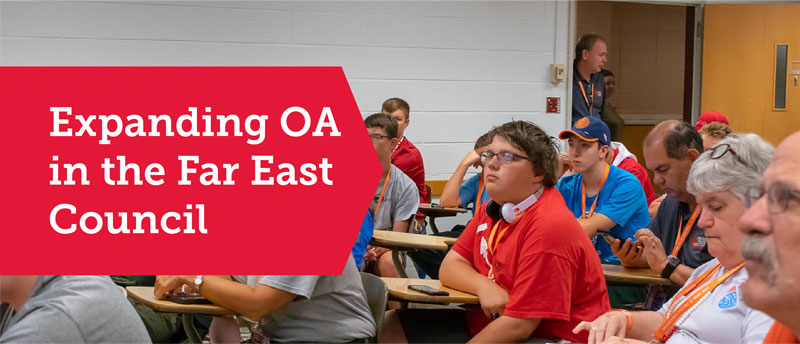 Expanding OA in the Far East Council | Order of the Arrow, Scouting America