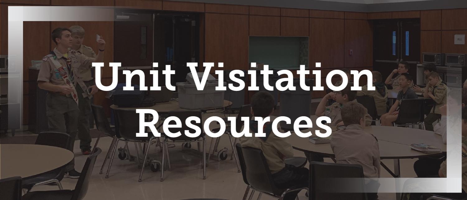 National Unit Visitation Resources | Order of the Arrow, Scouting America