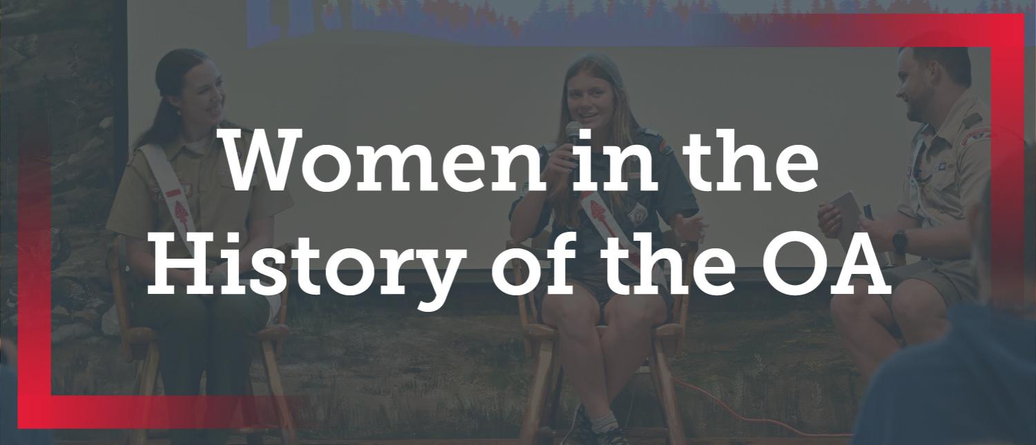 Women in the History of the OA | Order of the Arrow, Scouting America
