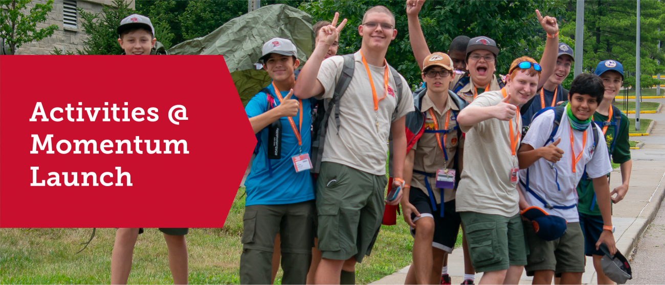 Momentum Launch Activities for Delegates | Order of the Arrow, Scouting ...