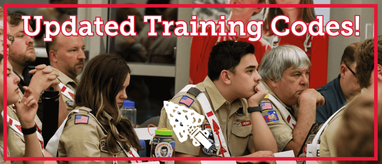 my.Scouting OA Training Code Updates | Order of the Arrow, Scouting America